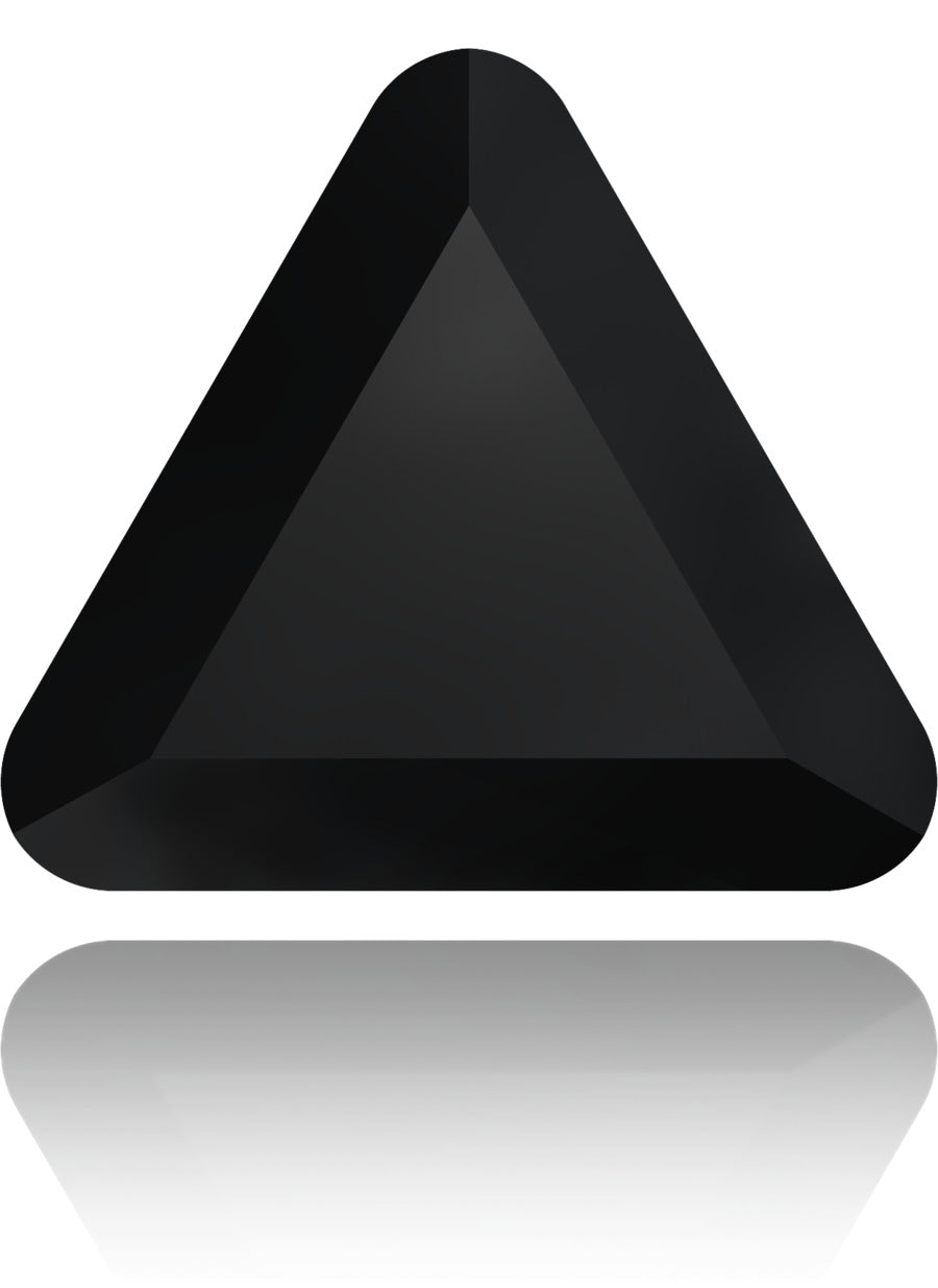 Swarovski® Nail Crystals Flatback Triangle Jet 3.3mm – Shining Moments